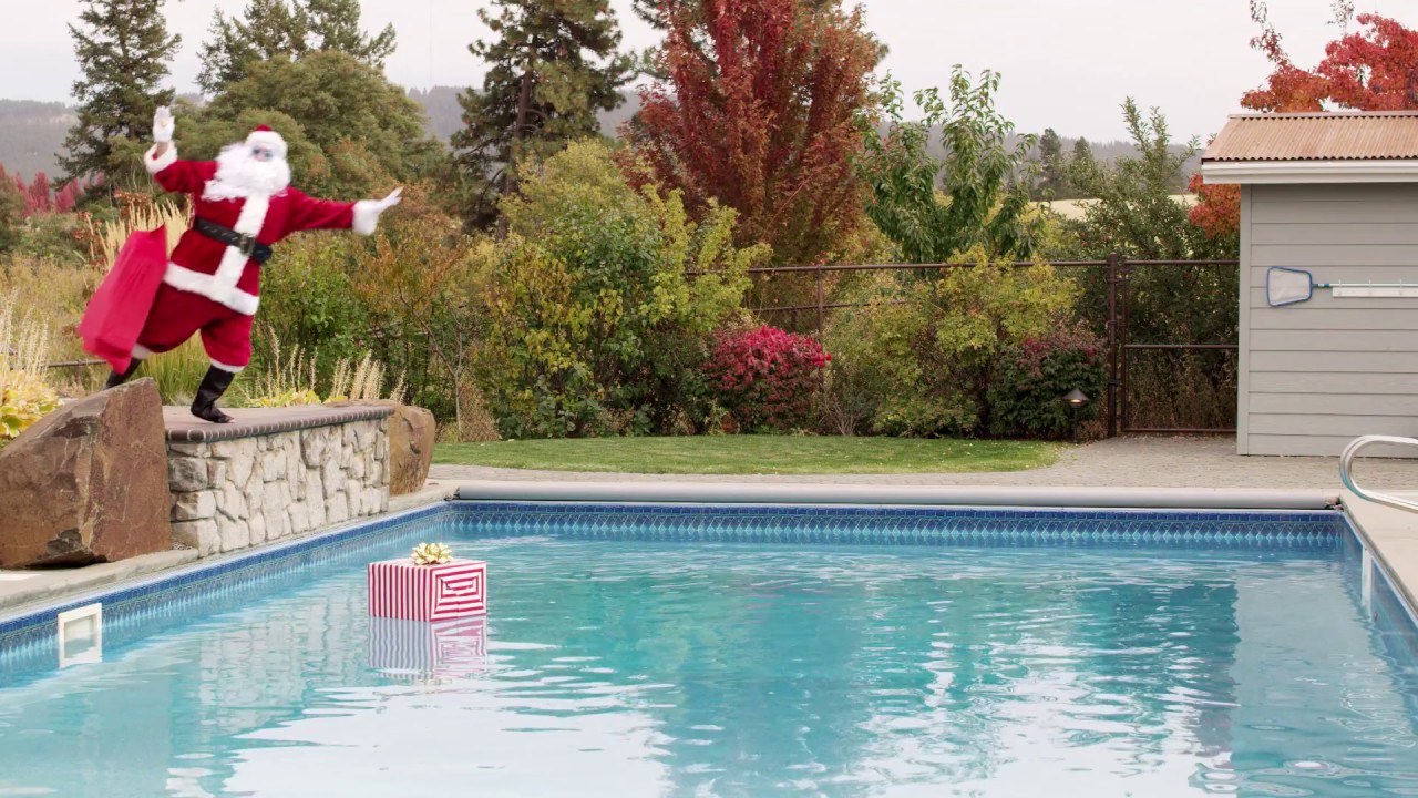 Where Does Santa Go Swimming? - YouTube