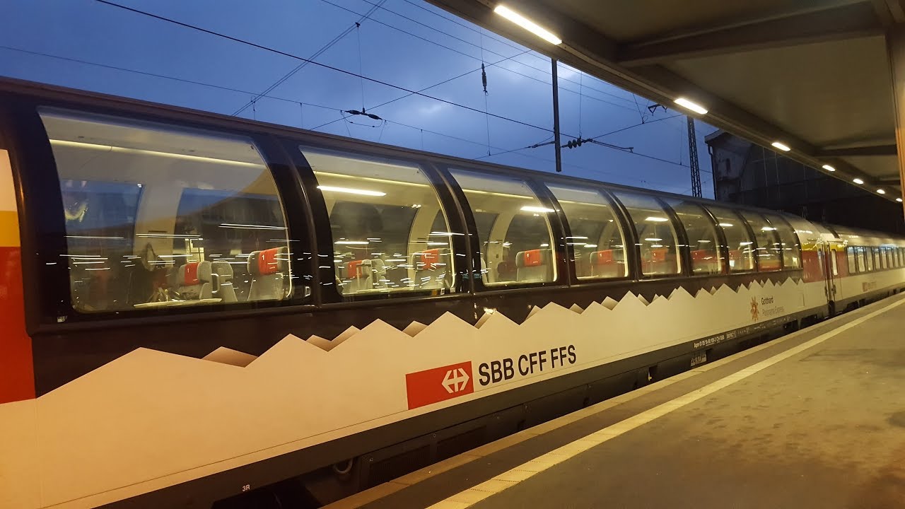 SBB-EC mit Panoramawagen in Bremen Hbf: EC9 Zürich HB - YouTube