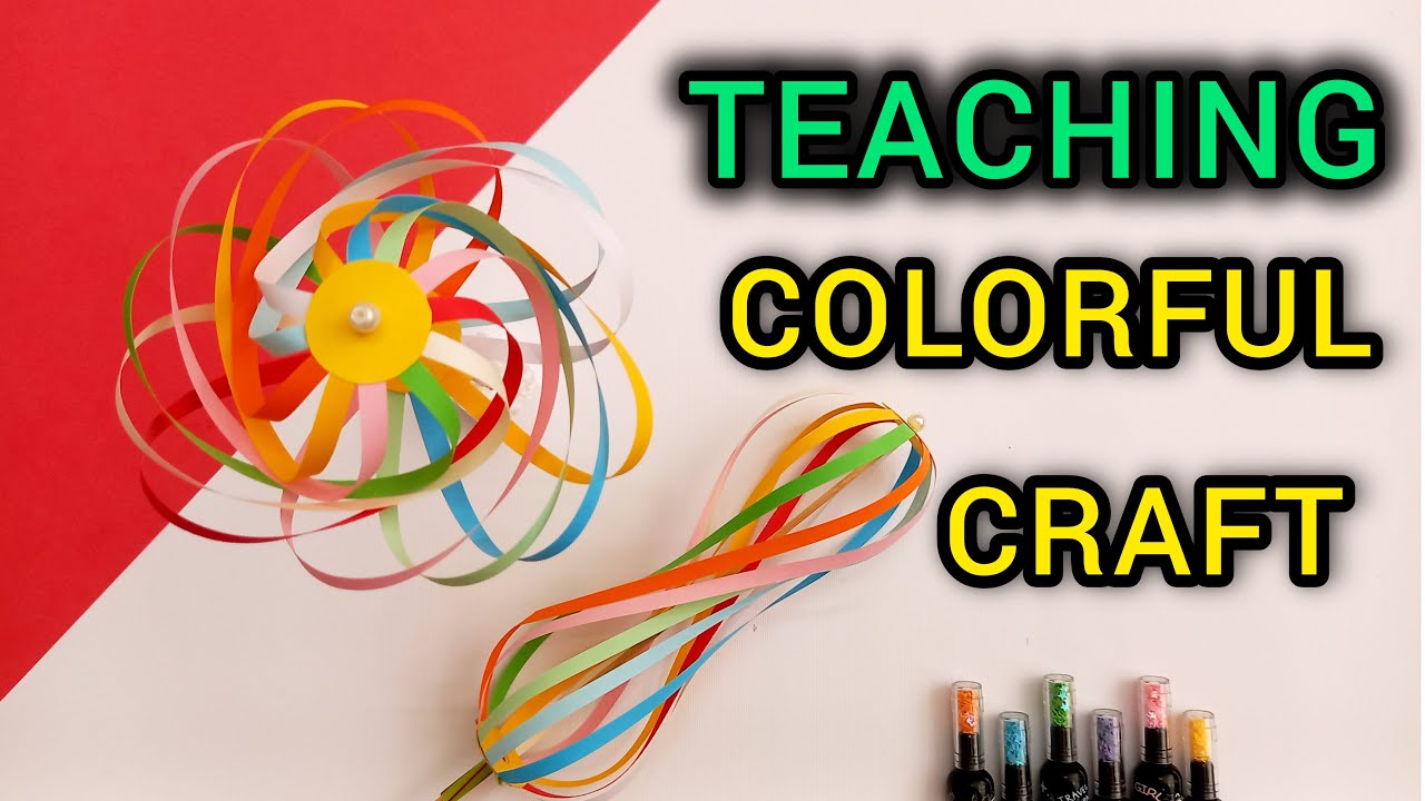 teaching colorful craft | Cute Paper Craft Ideas - YouTube