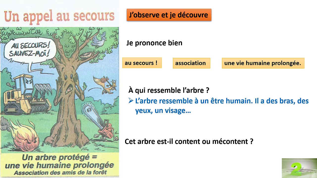 Lecture 4 : un appel au secours / unité 5 / sem 4 / page 157 / Mes ...