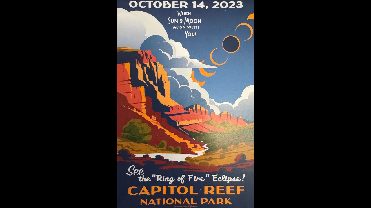 2023 Annular Solar Eclipse - Live from Capitol Reef National Park ...