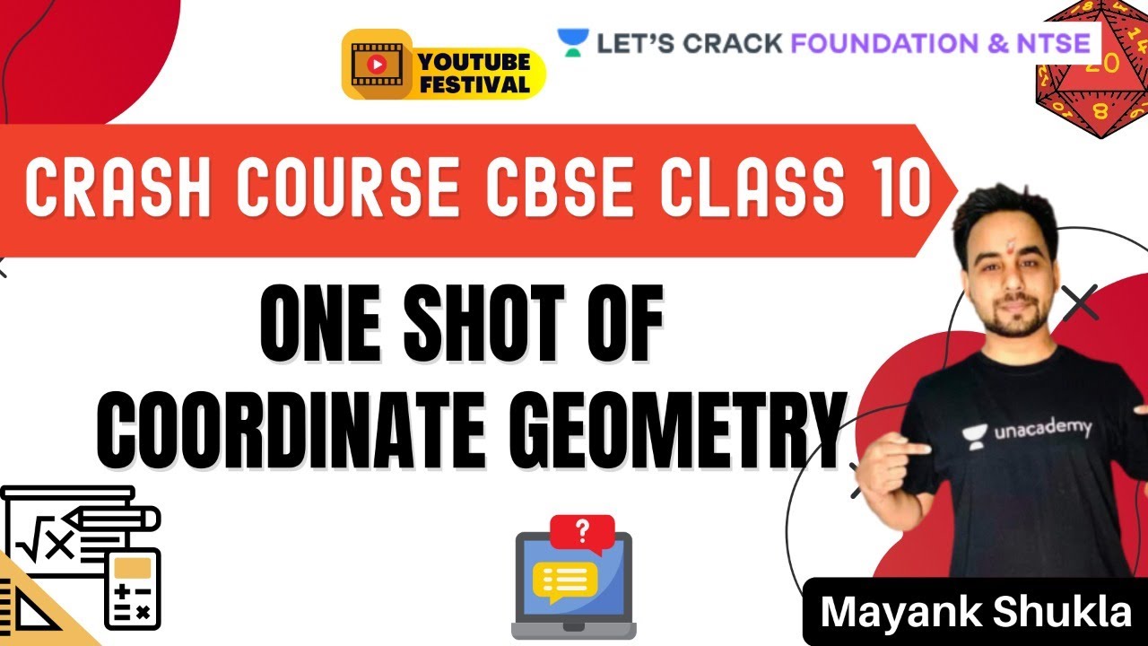 One Shot of Coordinate Geometry | Crash Course CBSE | NTSE & Foundation ...