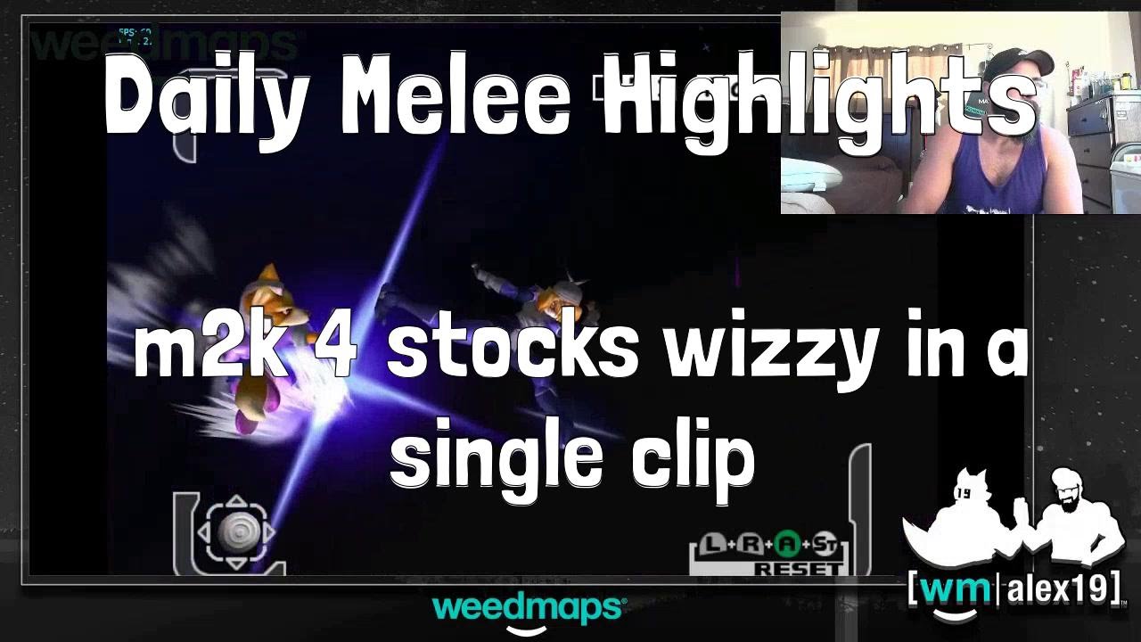Daily Melee Highlights: m2k 4 stocks wizzy in a single clip - YouTube