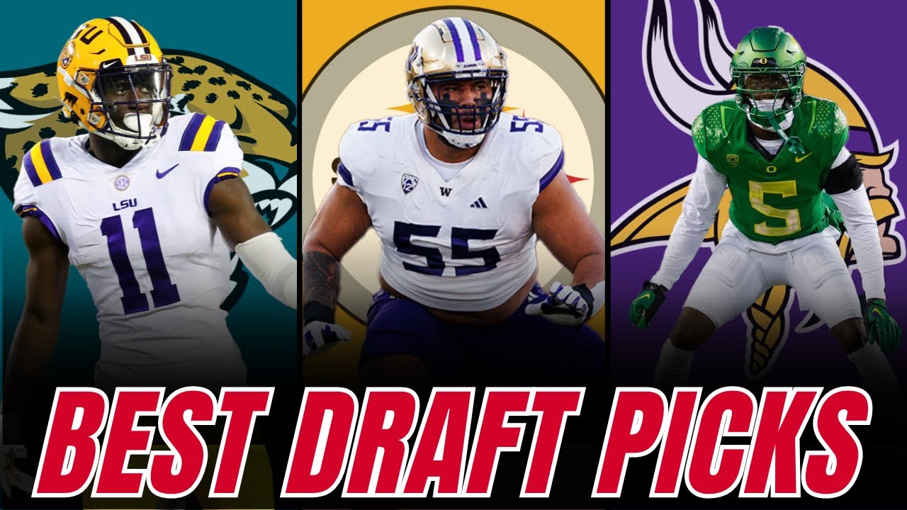 Each NFL Team's Best Draft Pick | 2024 NFL Draft - YouTube