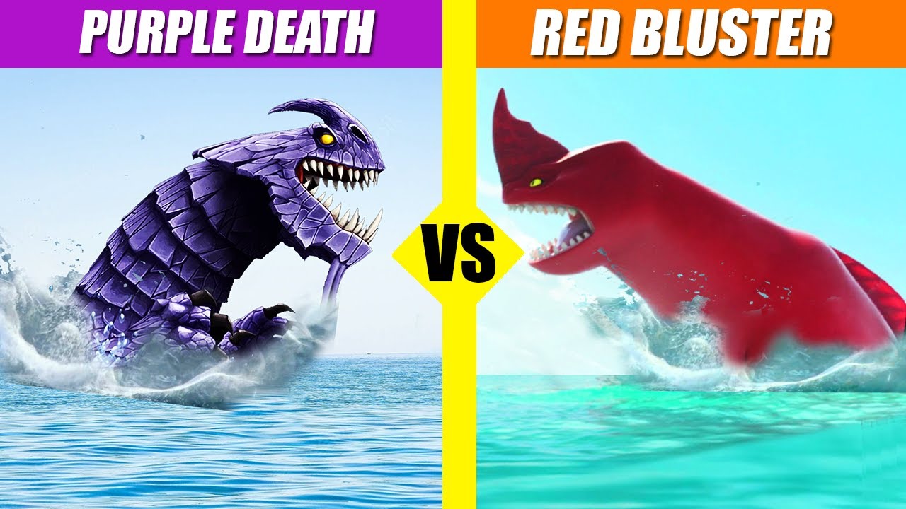 Purple Death vs Red Bluster (Sea Beast) | SPORE - YouTube