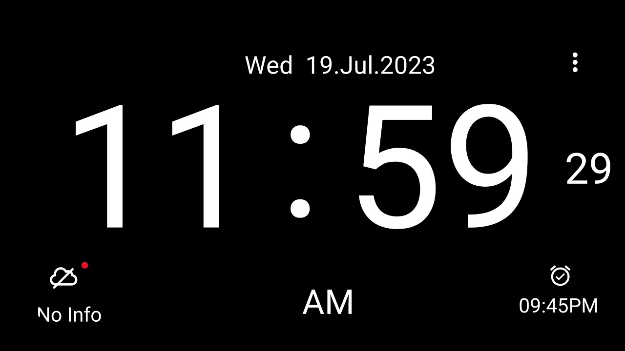 after 11:59 it will be 12:00 PM - YouTube