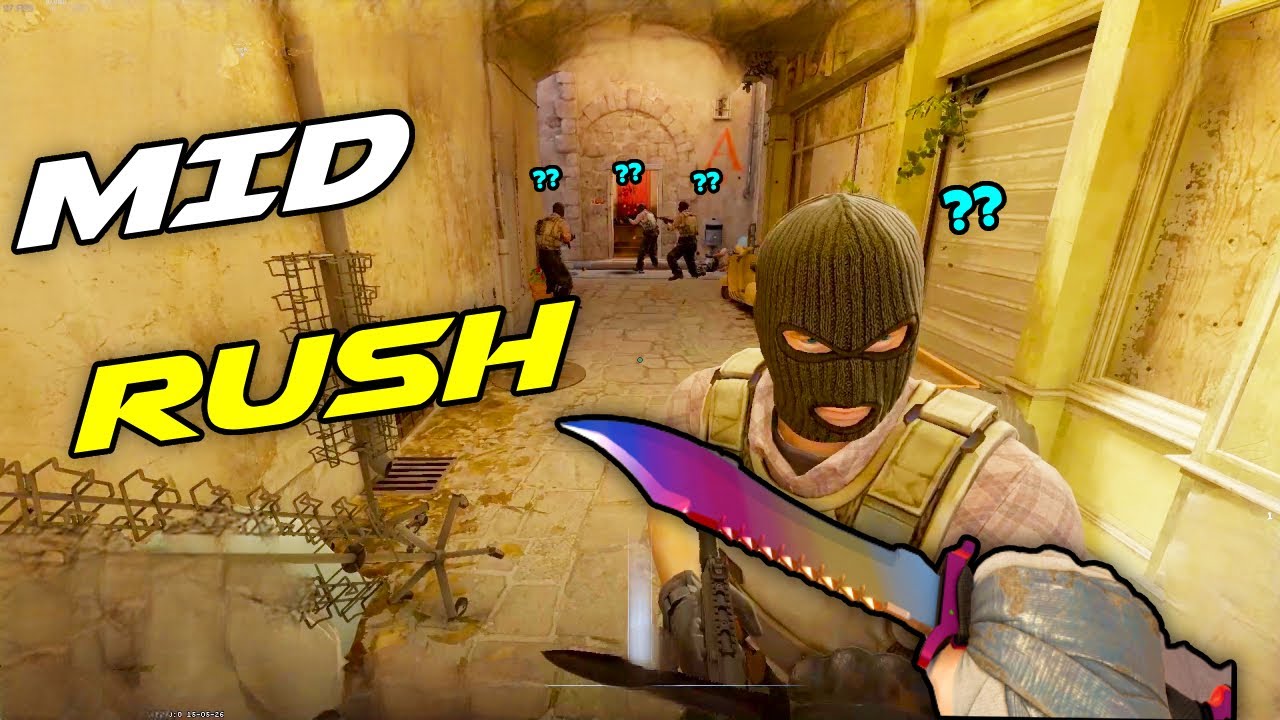 Mid Rush with Knife | Counter Strike 2 - YouTube