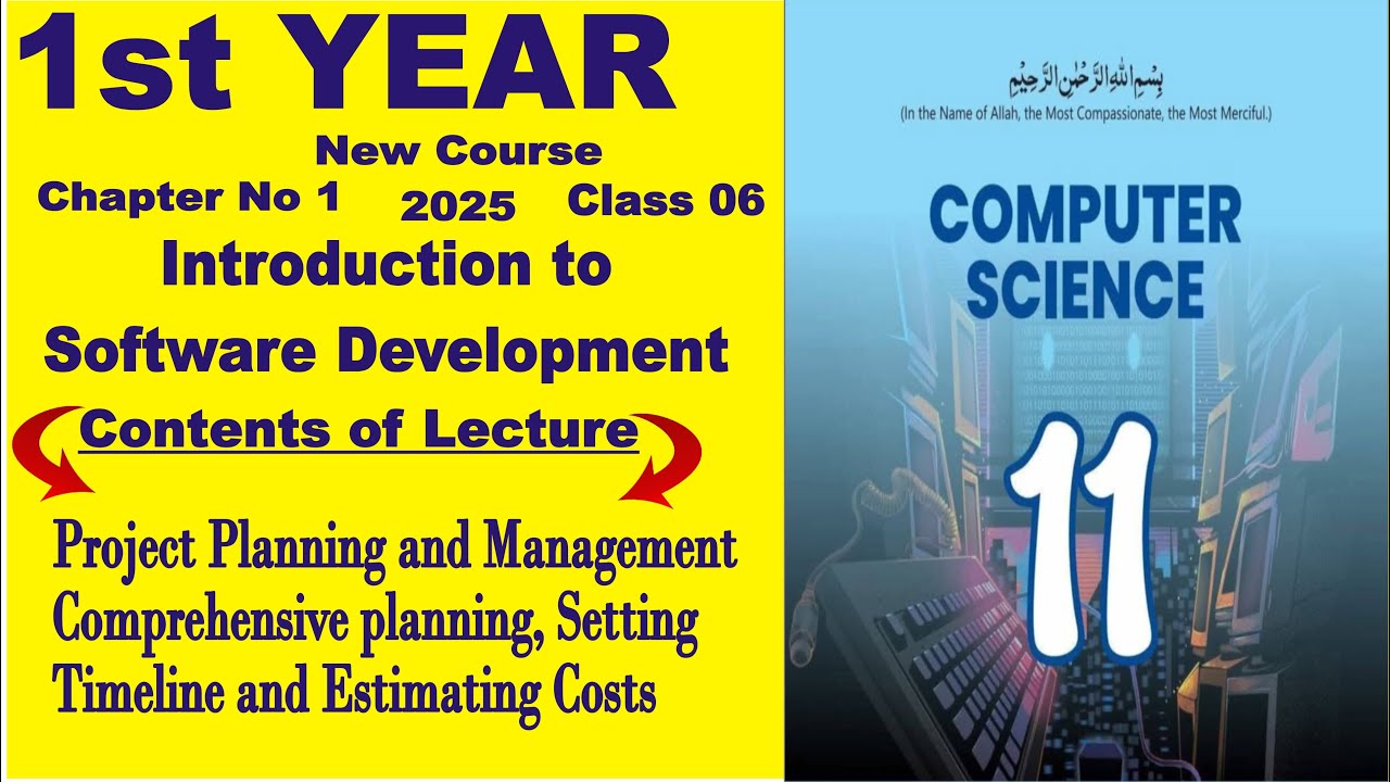 Lecture 6 | Unit 1 |1st year computer new book | Project Planning and management | Estimating ...