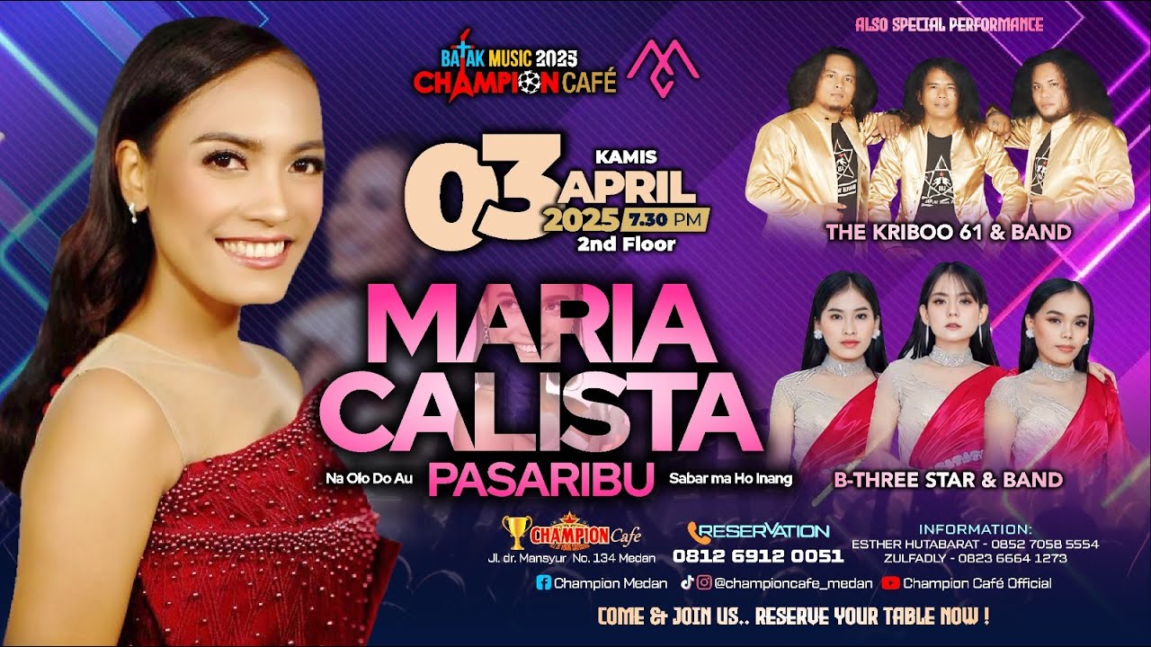 🔴BATAK MUSIC CONCERT | MARSADA BAND | SENADA SISTER | HOBASTA TRIO ...