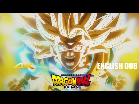 Super Saiyan 4 Adult Goku I 4K ENGLISH DUB I Dragon Ball Diama Episode 19