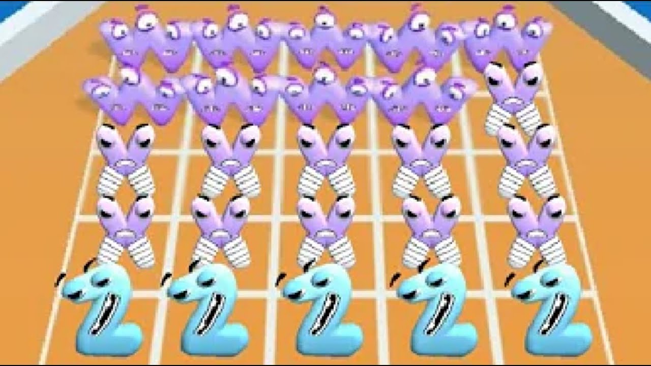 merge alphabet run game play VS town war game play | stun games ...