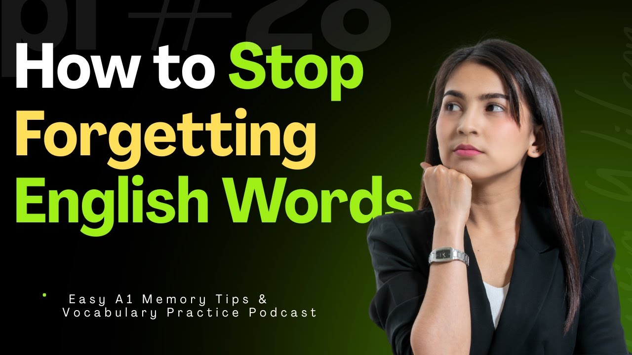 Stop Forgetting English Words - YouTube