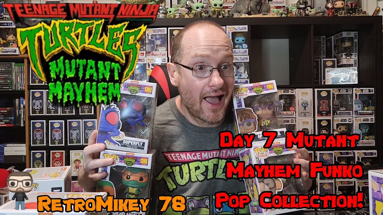 TMNT Mutant Mayhem Line of Funko Pops! Day 7 of 7 of TMNT Collection! # ...