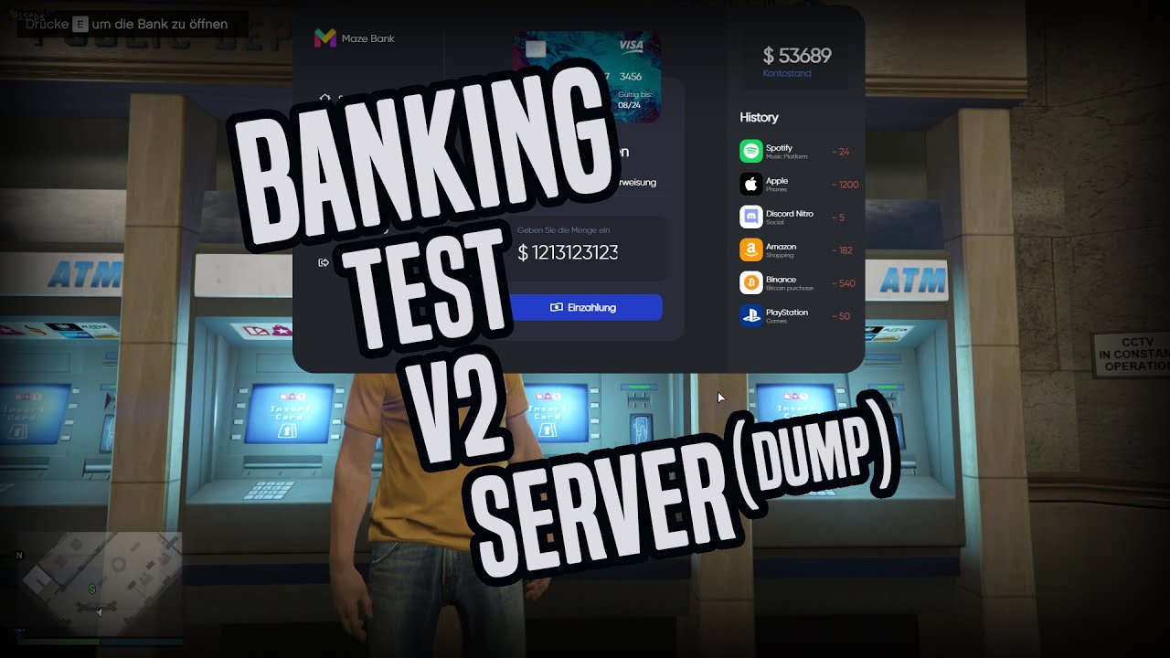 #FiveM Friendz-Club Test-Server #v2 (vb-banking) - YouTube