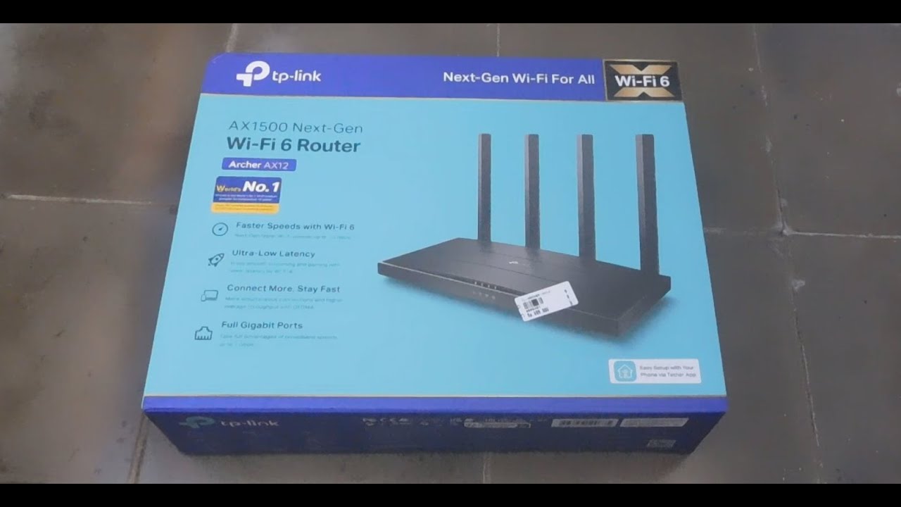 Unboxing Archer AX12 AX1500 Wi-Fi 6 Router - YouTube
