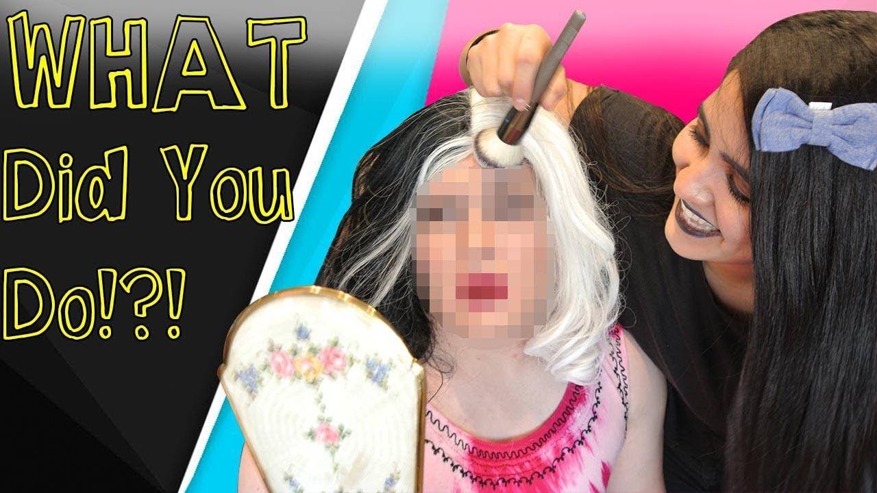 Extremely funny Makeover challenge!! Husband vs Wife - YouTube