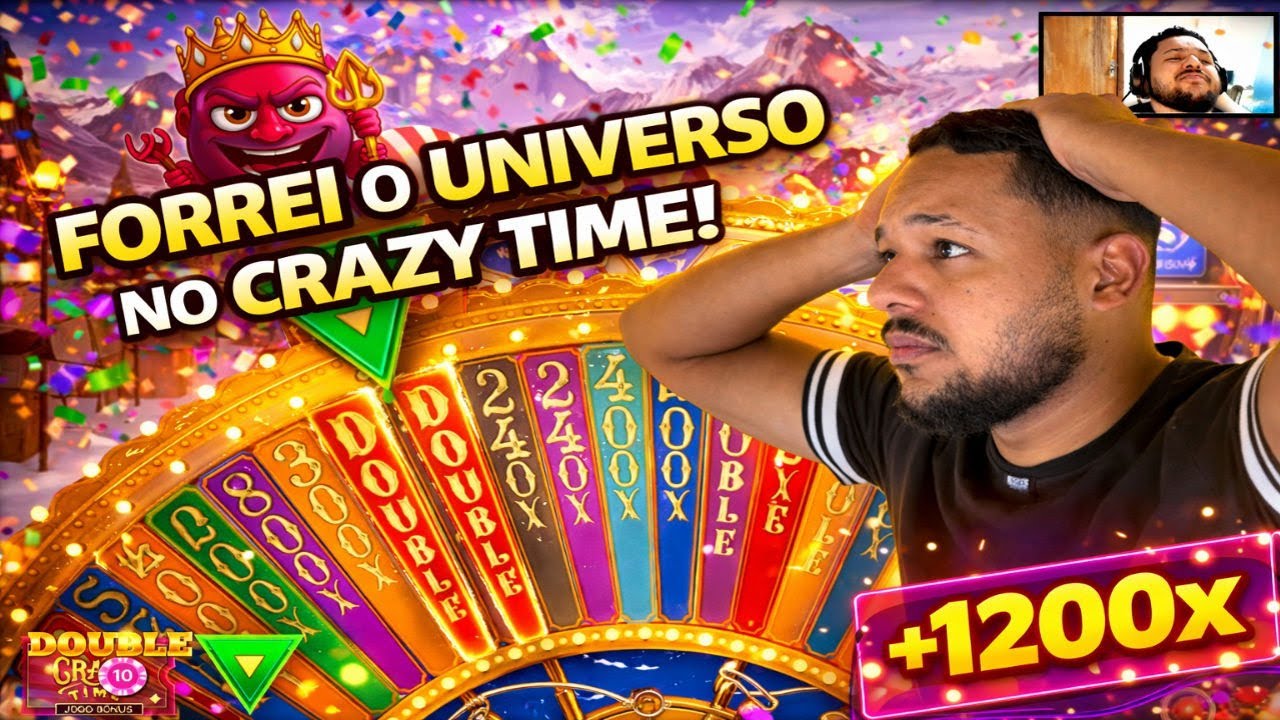 FORREI O MUNDO NO CRAZY TIME, NUNCA VI TANTO DOUBLE!!! - YouTube