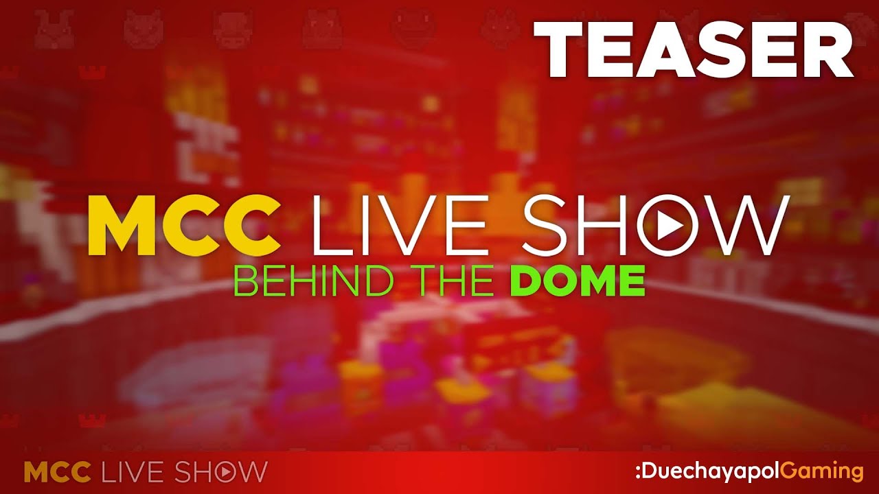 MCC Live Show: Behind the Dome - starts 28th January 2022 @ 8:30PM GMT ...