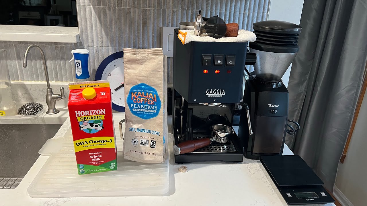 My latte process - YouTube