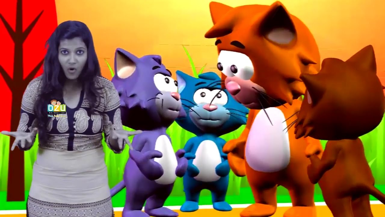Nursery Rhymes By Ozu Animal Finger Family Rhymes - Three Little ...