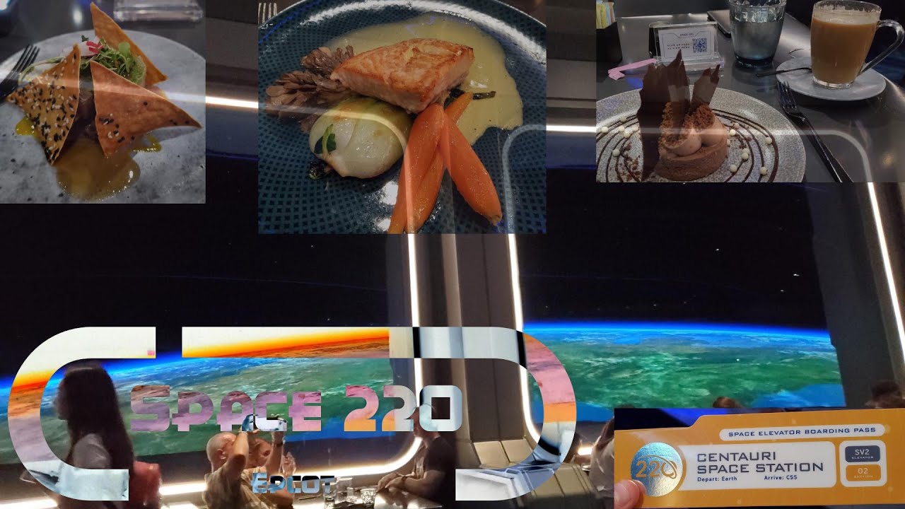 Dinner at Epcot's Space 220 Restaurant | July 2022 - YouTube