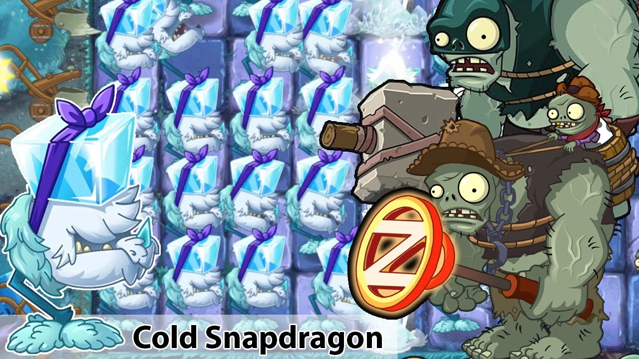 Using of Cold Snapdragon is Ubeatable defence in pvz2 - YouTube