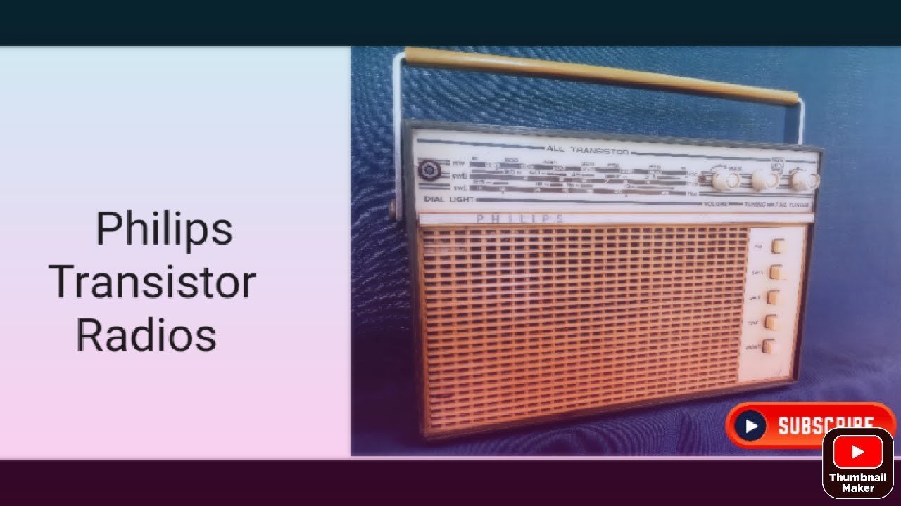 old philips transistor radios all radios full working condition - YouTube