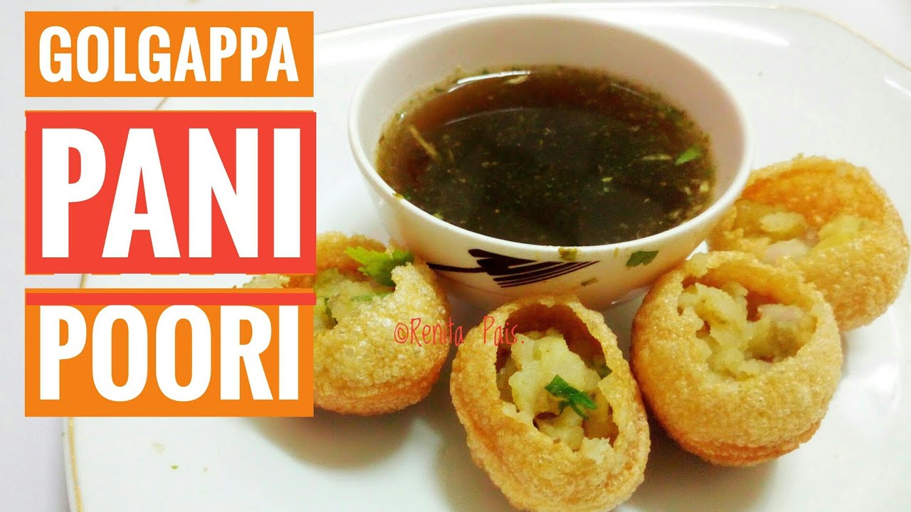 Golgappa-Pani poori, Indian street food/cooking without fire - YouTube