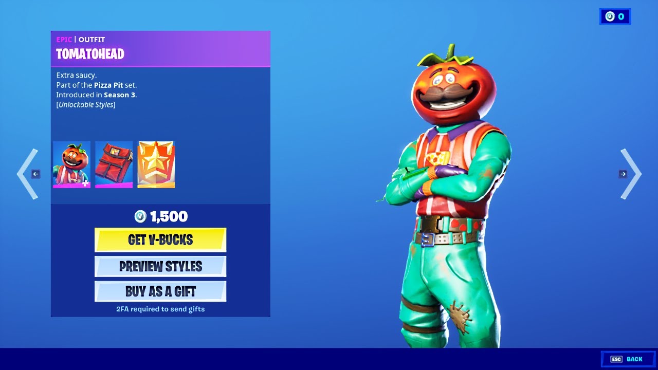 Fortnite Just Added TomatoHead Skin Set In The ItemShop - Should You ...