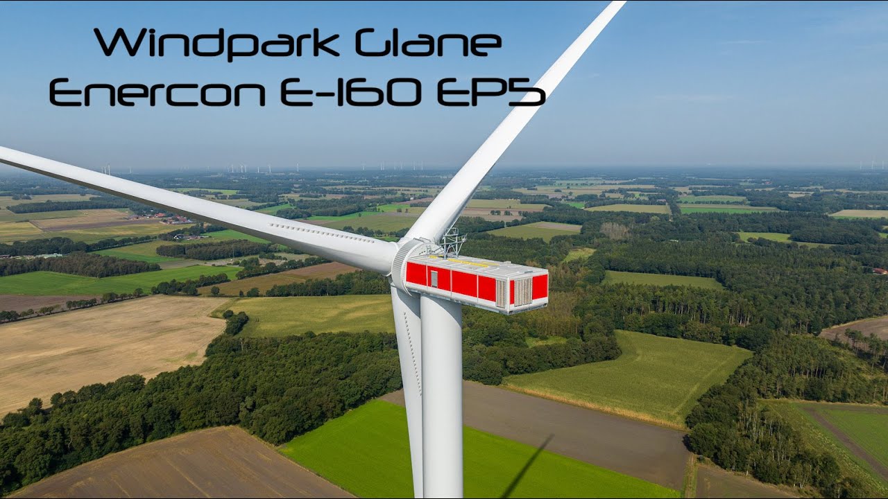 Windpark Glane | Enercon E-160 EP5 E3 | DJI Mavic 3 - YouTube