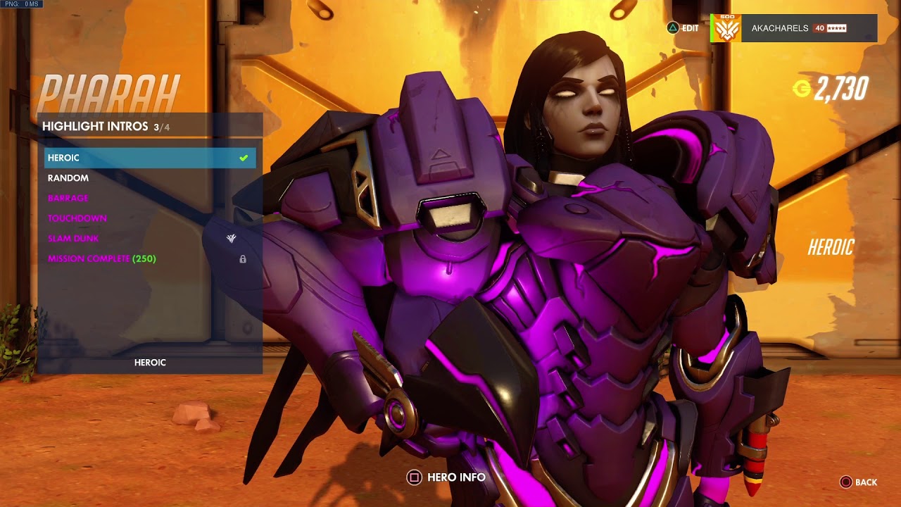 Overwatch: Pharah Possessed Skin All Emotes, Poses, Intros & Weapons ...