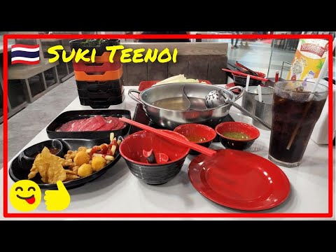 🇹🇭 Thai Style Hotpot Buffet in Bangkok, I recommend! - Suki Teenoi 🍲 ...