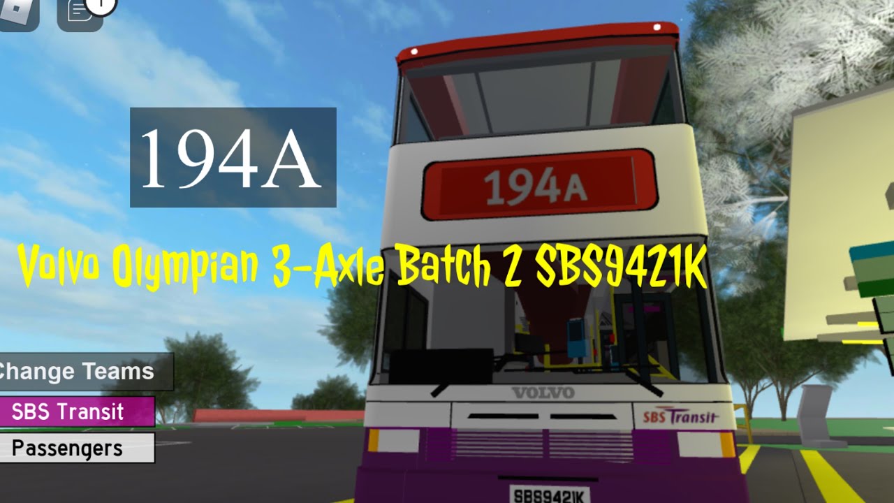 (100.4K ad bus!)Roblox Boon Lay V4 Volvo Olympian 3-Axle Batch 2 ...