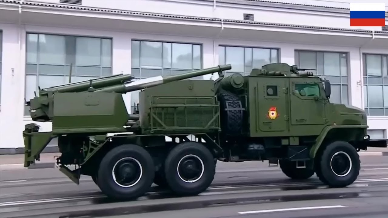Russian Troops Receive new Phlox Artillery Guns - YouTube
