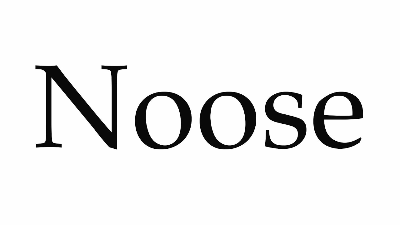 How to Pronounce Noose - YouTube