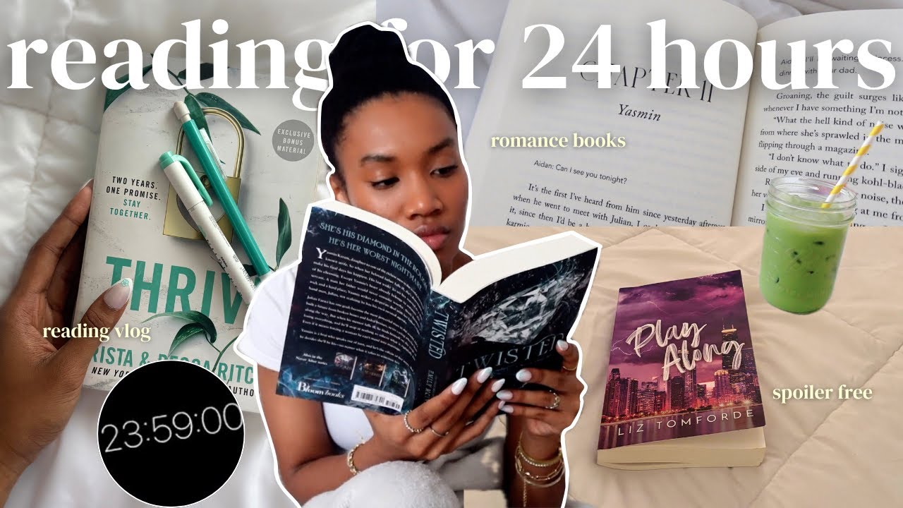 reading for 24 hours 📚 how many books can i read in 24 hours? - YouTube