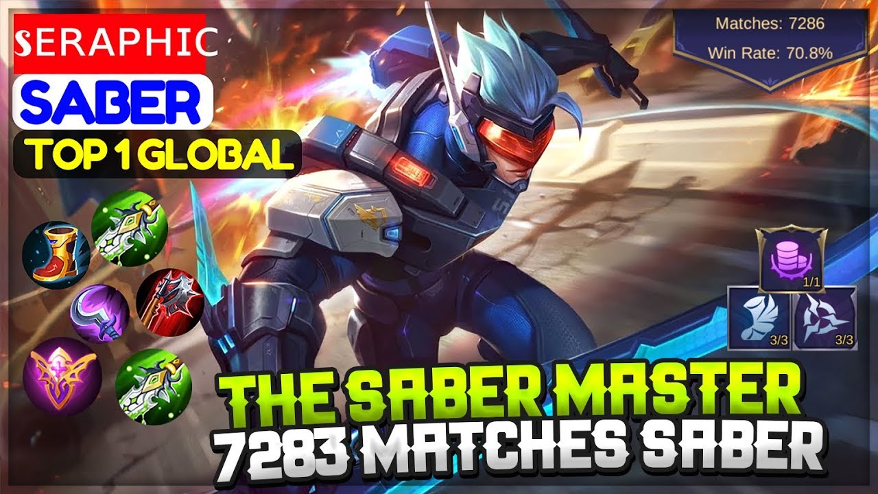 The Saber Master, 7283 Matches Saber [ Top 1 Global Saber ] sᴇʀᴀᴘʜɪᴄ ...
