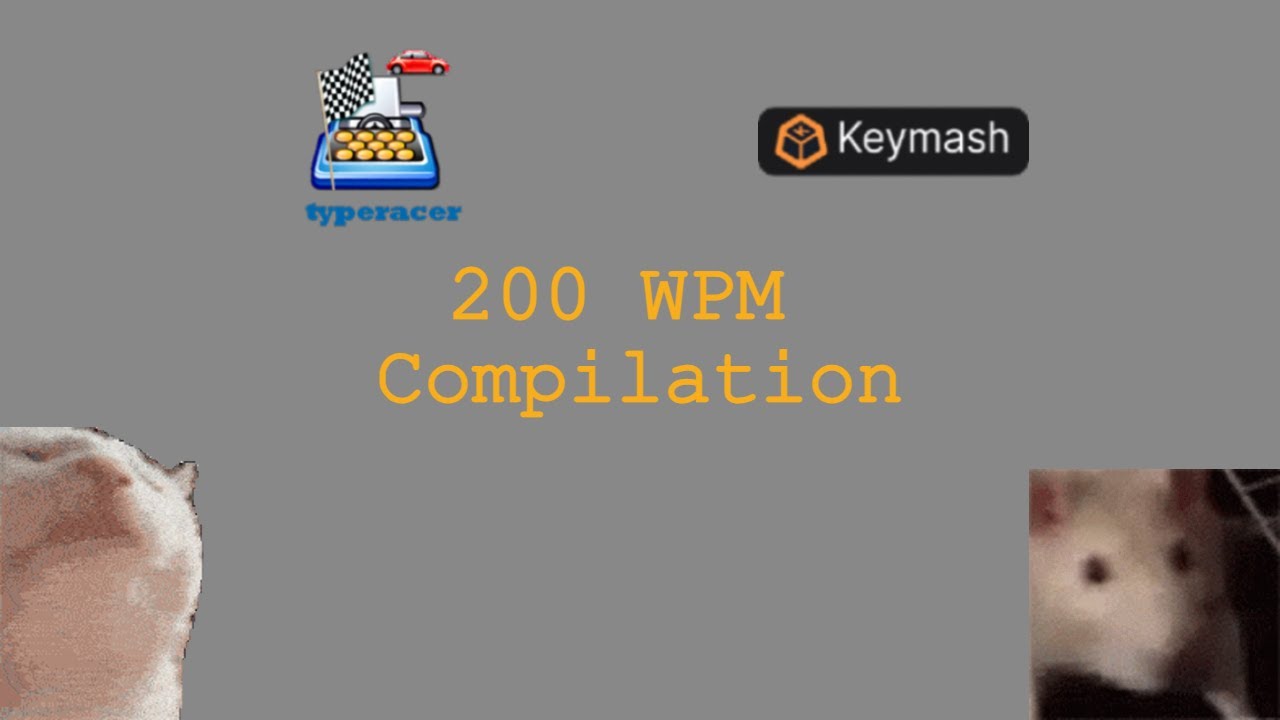 200 WPM Compilation - YouTube