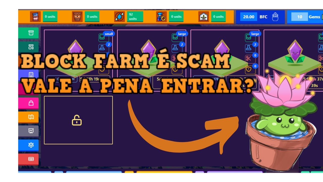 BLOCK FARM É SCAM? - VALE A PENA ENTRAR ?JÁ ESTOU LUCRANDO? TUTORIAL ...