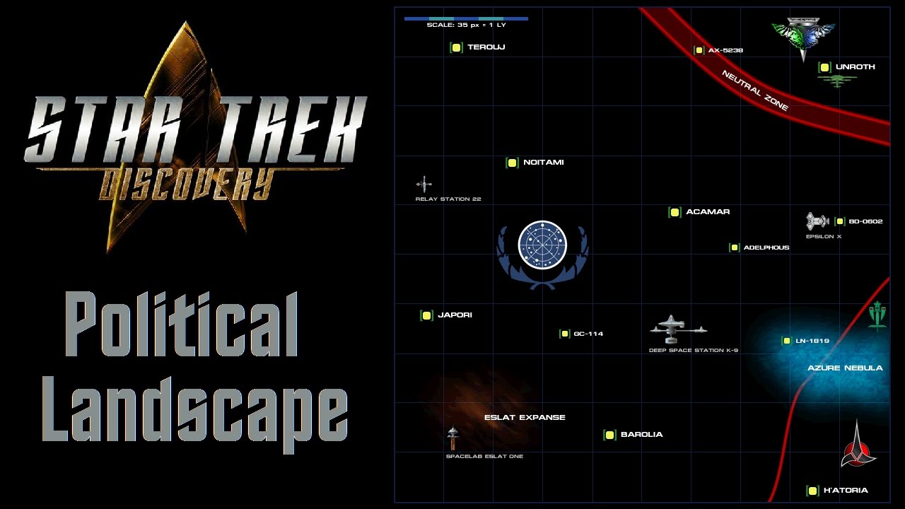 Political Landscape in Star Trek: Discovery - A Captains StarLog: Nov ...