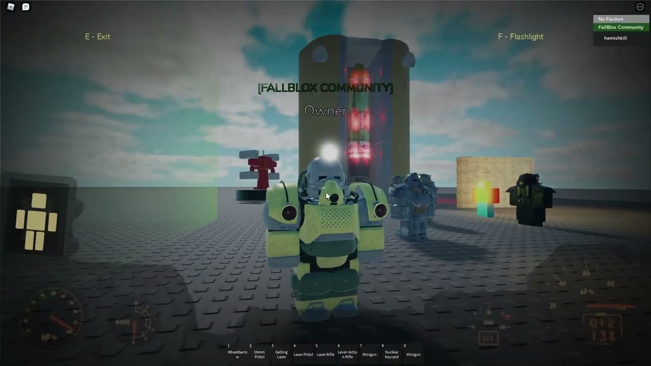 Fallblox Power armor system / Update 1 - YouTube