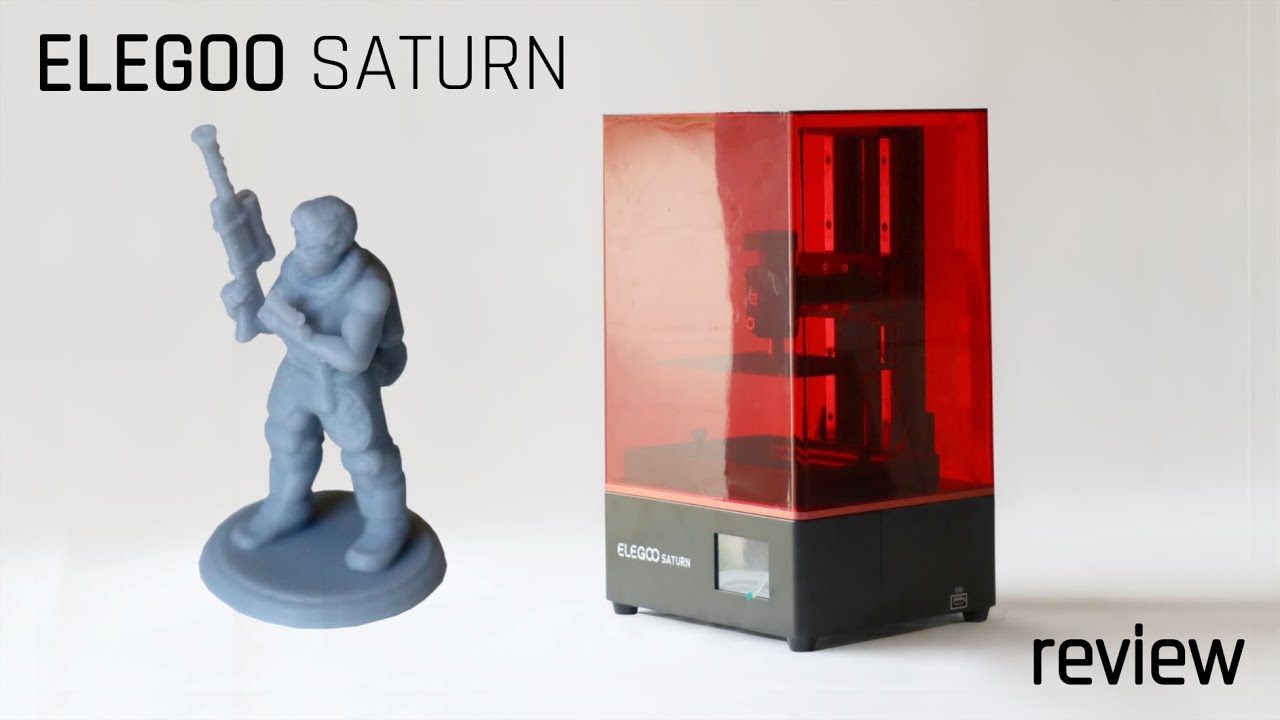ELEGOO SATURN - 4K resin 3D printer review! - YouTube