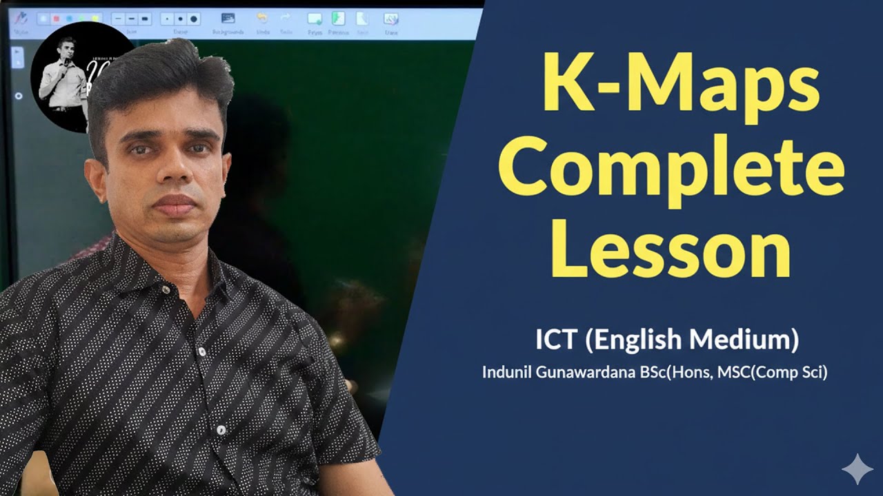 AL ICT | Karnaugh Map Full Lesson ( Labeling | 7 Grouping Rules) #logic ...