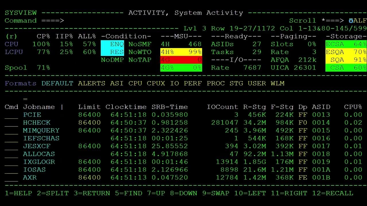 SYSVIEW Essentials: Scrolling Data in a Display - YouTube
