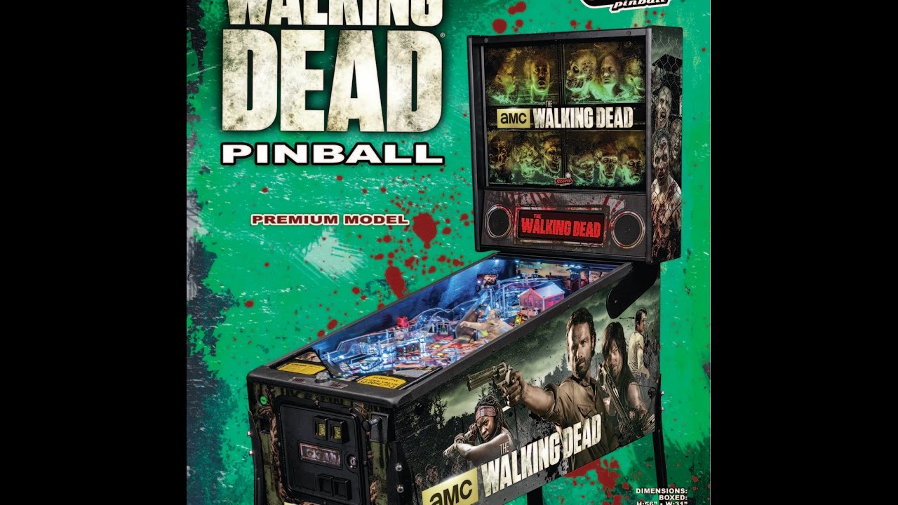 The Walking Dead Pinball Machine - YouTube