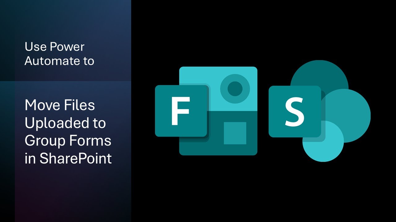 Move Group Form File Uploads in SharePoint - YouTube