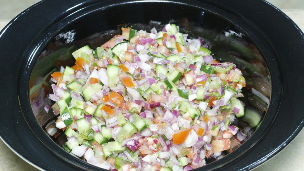 Kachumber Salad Recipe || How to make Kachumber Salad || Easy & Tasty ...