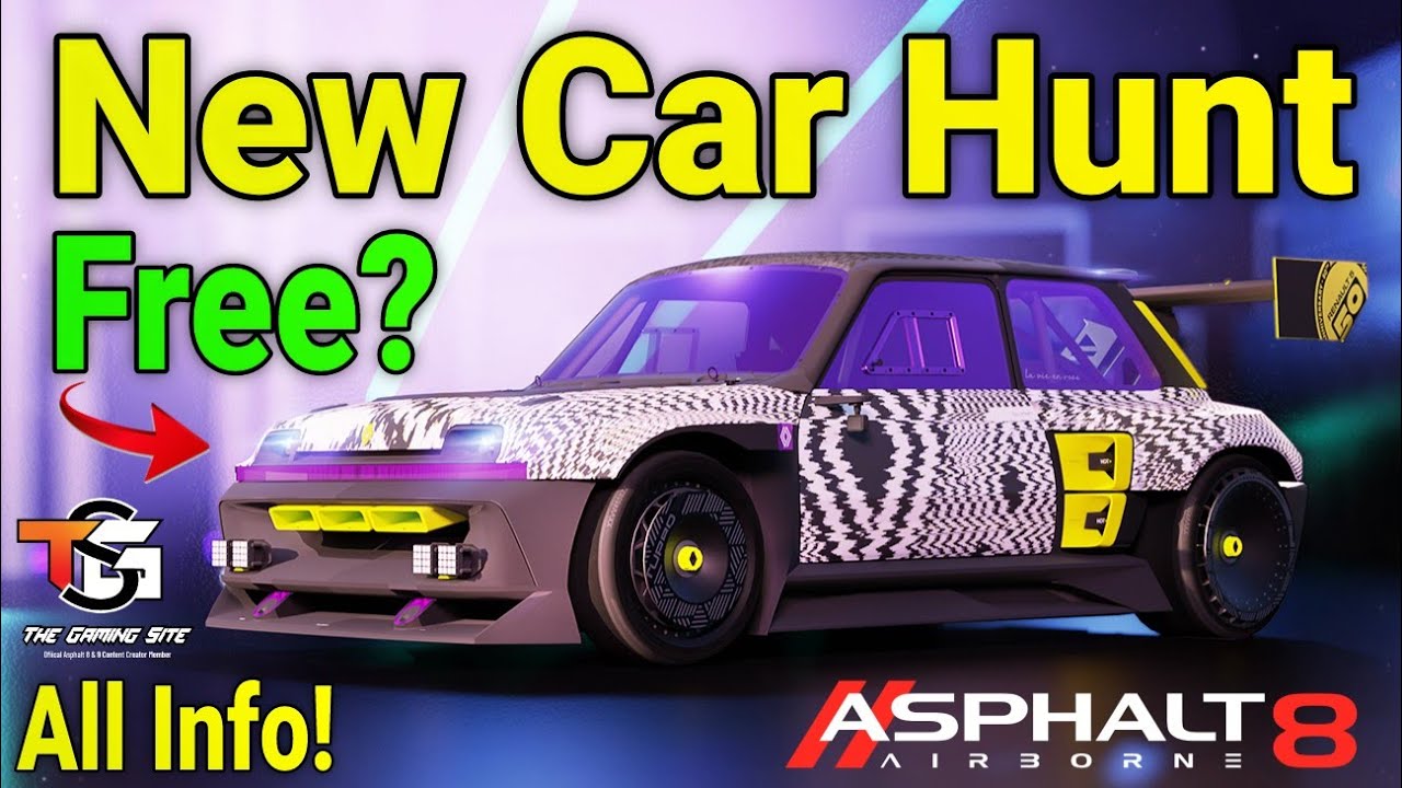 Free?? 😱 | New Car Info! | New Car Hunt Info Asphalt 8 | Renault R5 ...