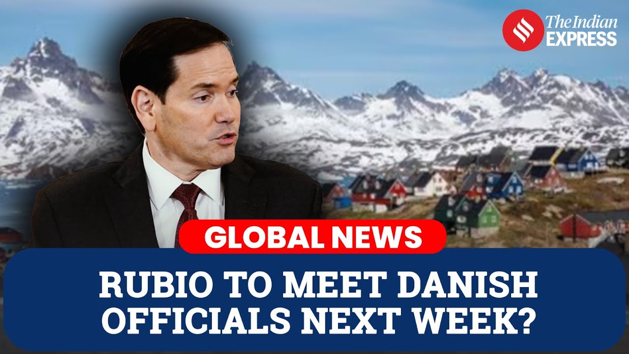 Rubio to Meet Denmark as Trump Repeats Greenland Interest, Leaves ...