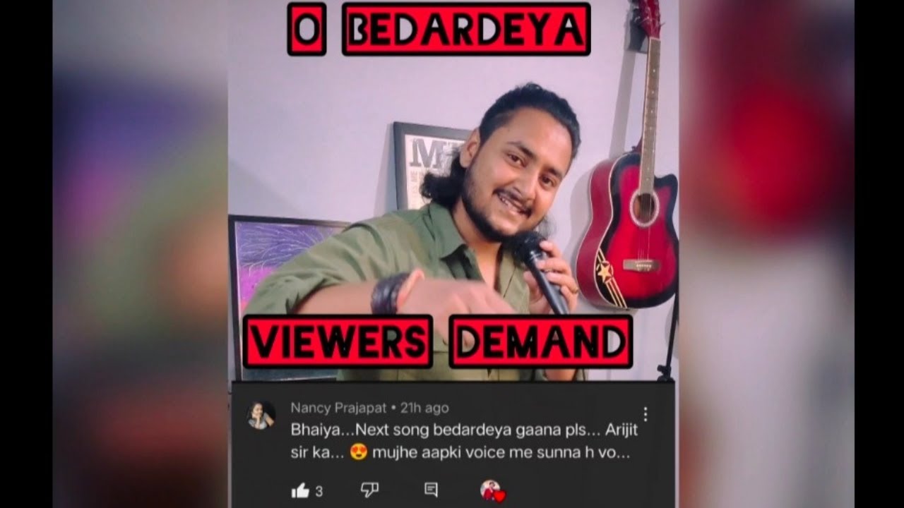O Bedardeya - cover song | Tu jhoothi main Makkaar | Brown Abhi ...